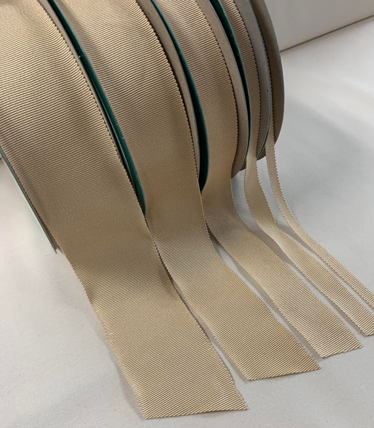 Beige 100% Rayon Petersham Ribbon (5 Widths to choose from) – Prism ...