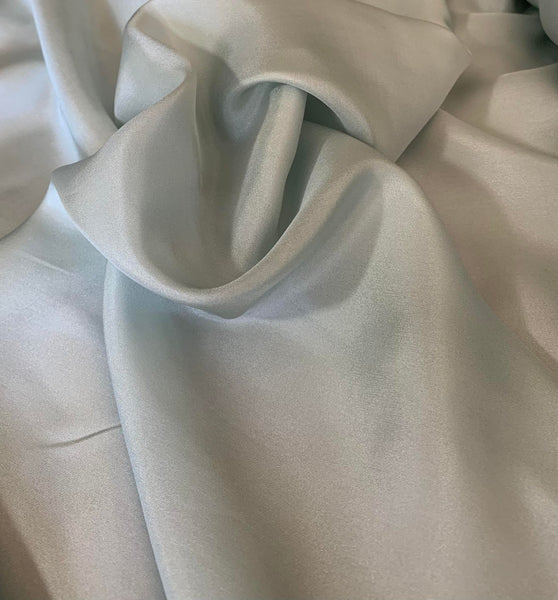 Muted Dusty Light Blue China Silk HABOTAI Fabric 8mm weight – Prism ...