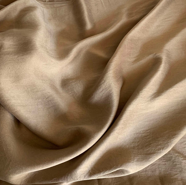 Toasty Brown - Sandwashed Silk Charmeuse Fabric – Prism Fabrics & Crafts