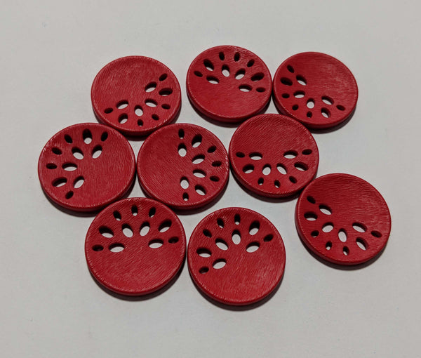 Art Nouveau Decorative Plastic Button - 28mm / 1 1/8 inch - Dill Butto ...