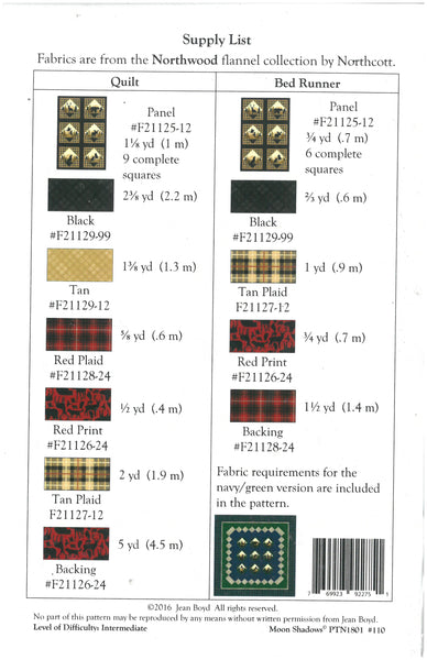 Moon Shadows Quilt Pattern - Jean Boyd – Prism Fabrics & Crafts